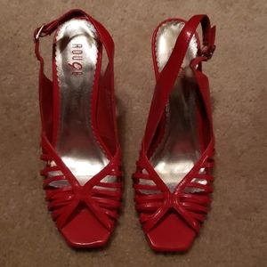 Fashion Nova | Shoes | Red Low Heel Pumps | Poshmark